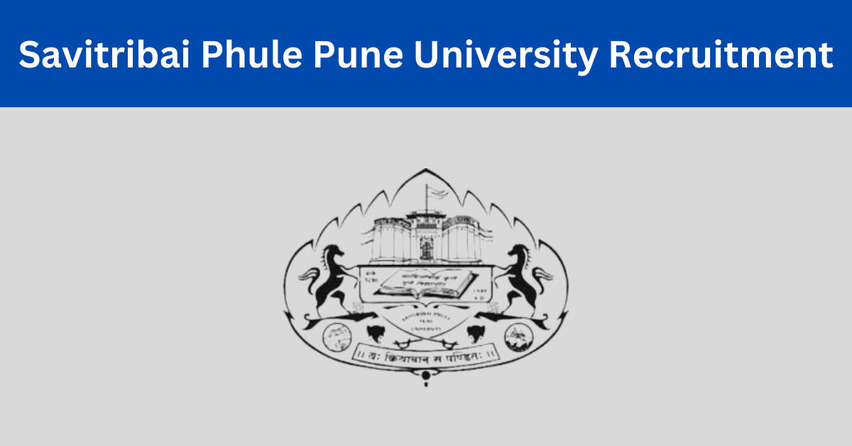 Savitribai Phule Pune University Jobs Notification 2024: Apply Online ...